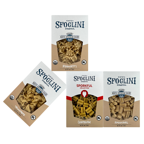 Semolina Specialty Pasta Sampler - 4 Boxes - Sfoglini